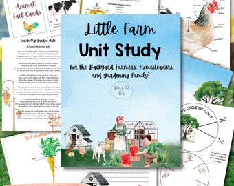Farm Unit Study, Chicken Unit Study, Farm Animals Activities, Pea Plant ...