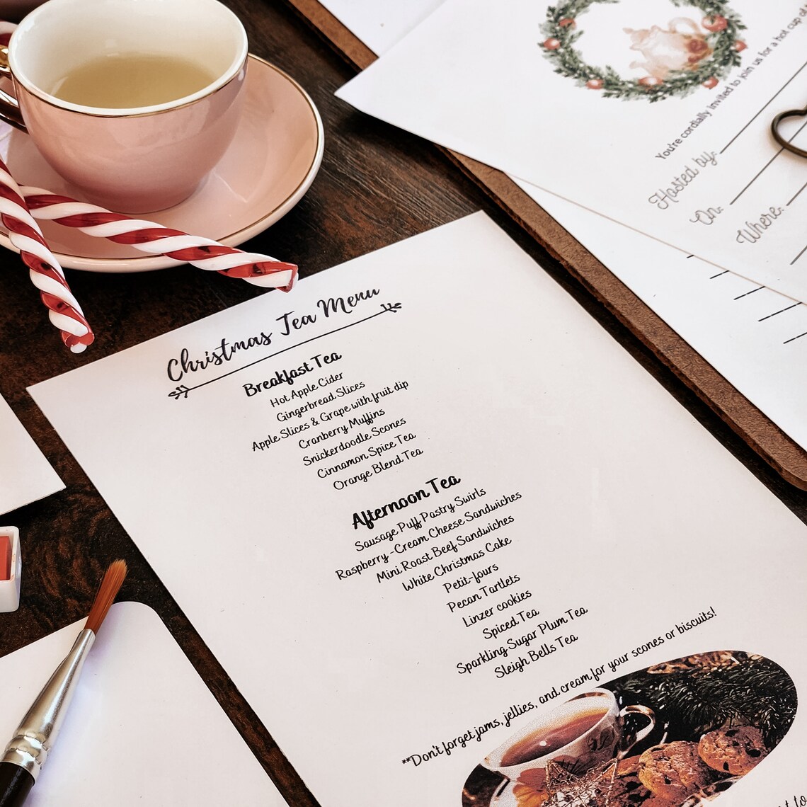 Christmas Tea Time Bundle - Etsy