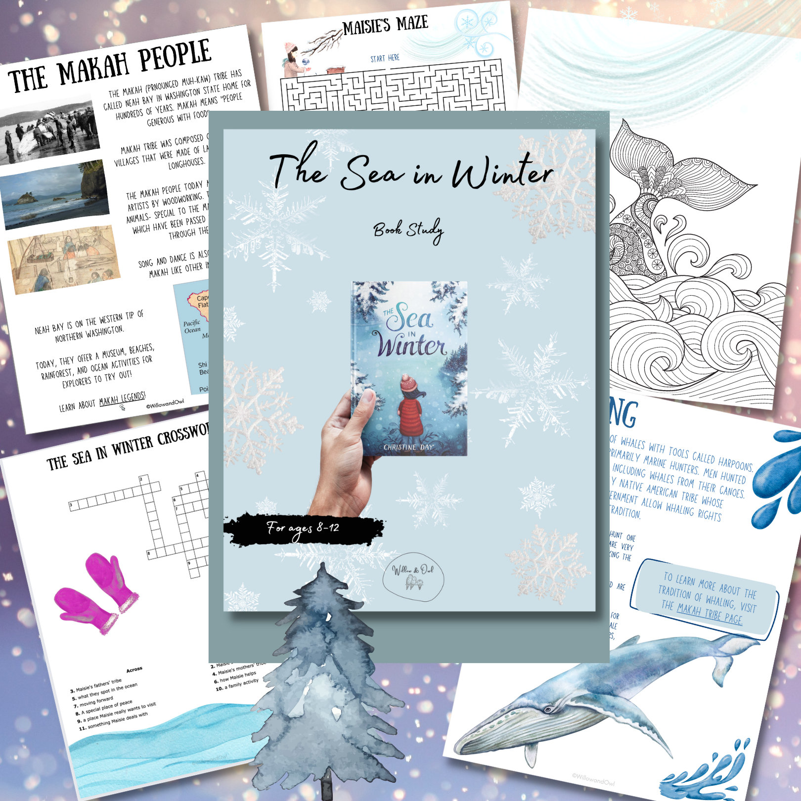 The Sea in Winter Book Companion Activity Pack - Etsy