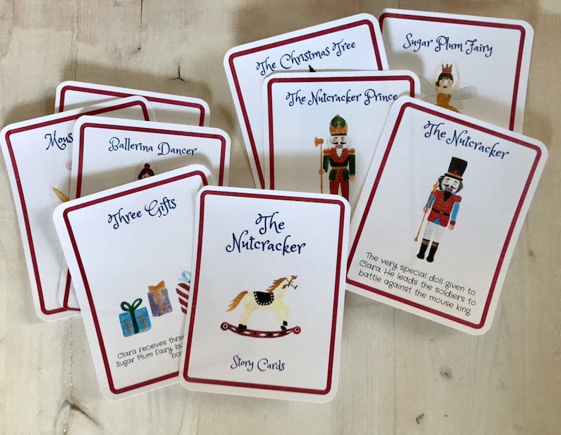 The Nutcracker Story Cards and Cut-outs - Etsy