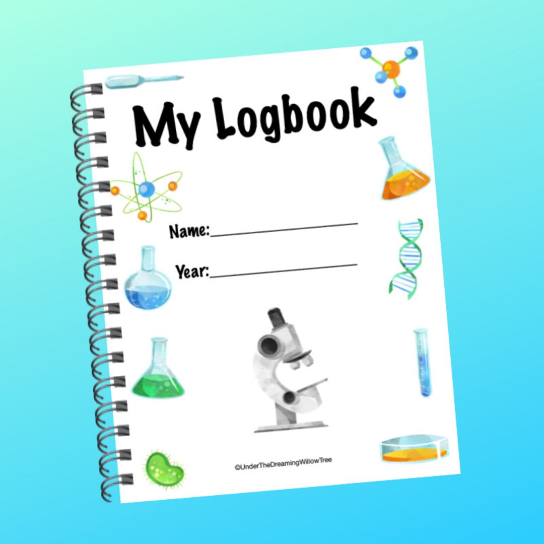 My Logbook for Grade & Progress Science Theme - Etsy