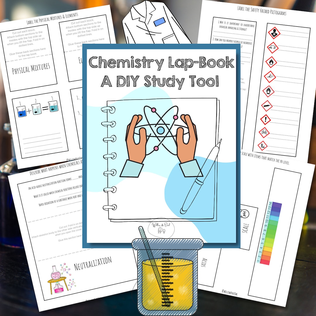 Chemistry Lapbook & Study Tool - Etsy