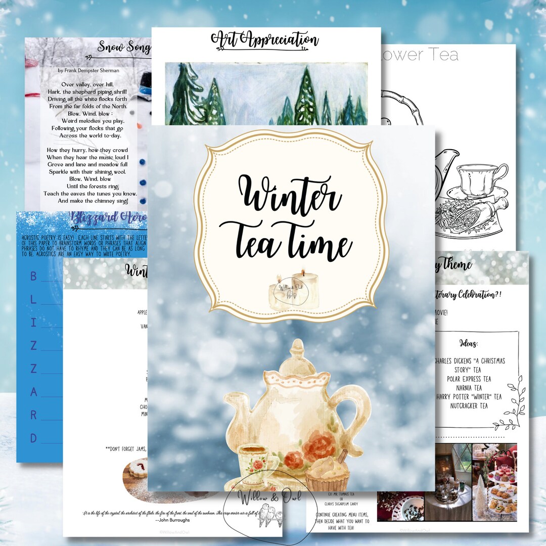 Winter Tea Time Bundle - Etsy