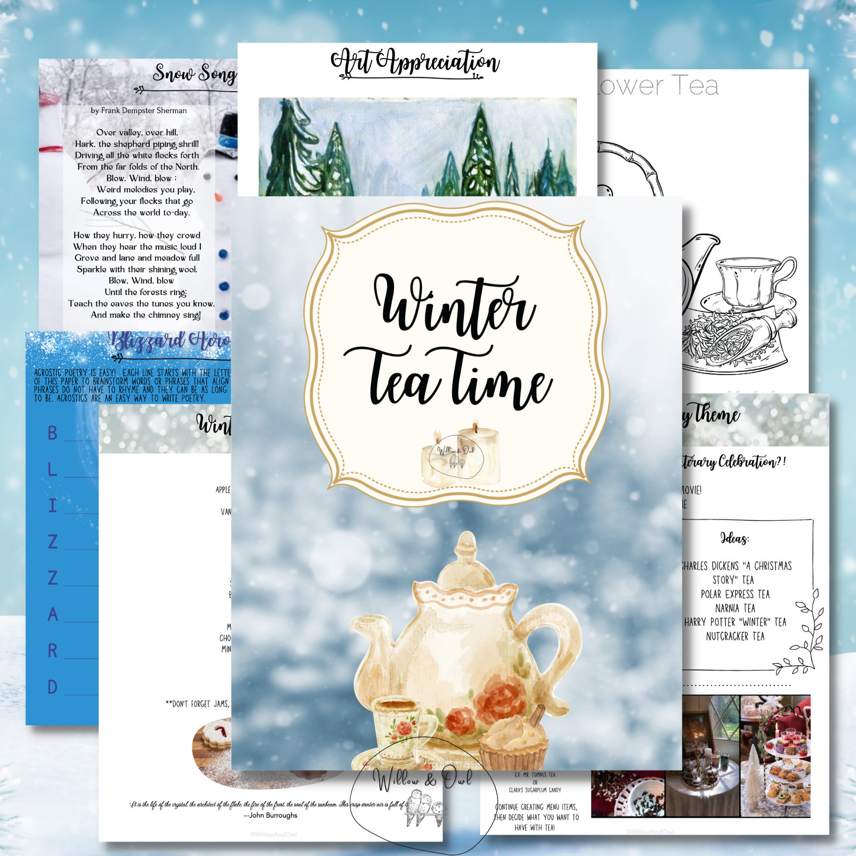 Winter Tea Time Bundle - Etsy