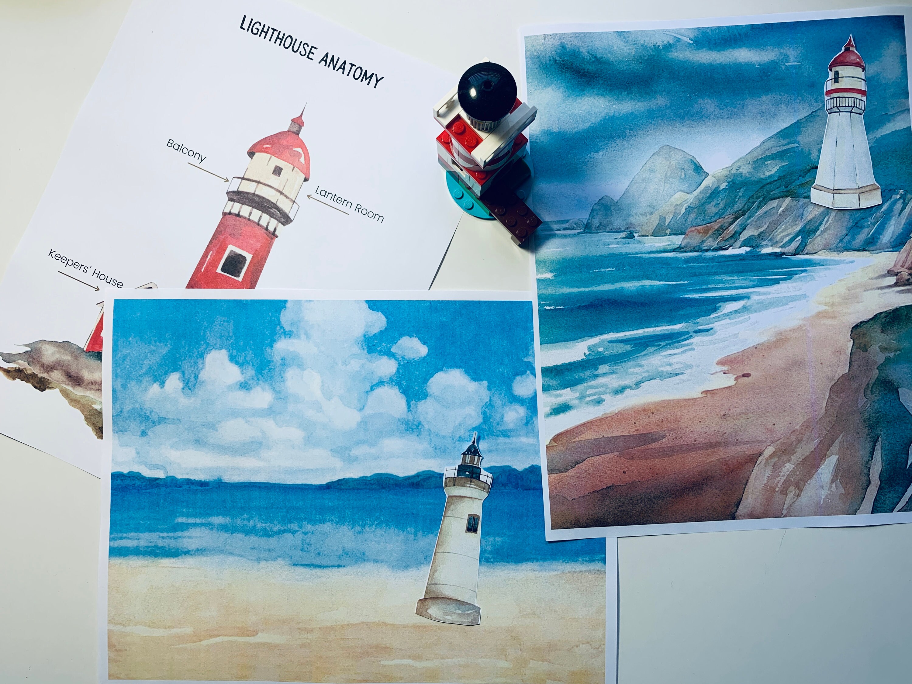 Exploring Lighthouses: A Mini Unit Study With Links - Etsy