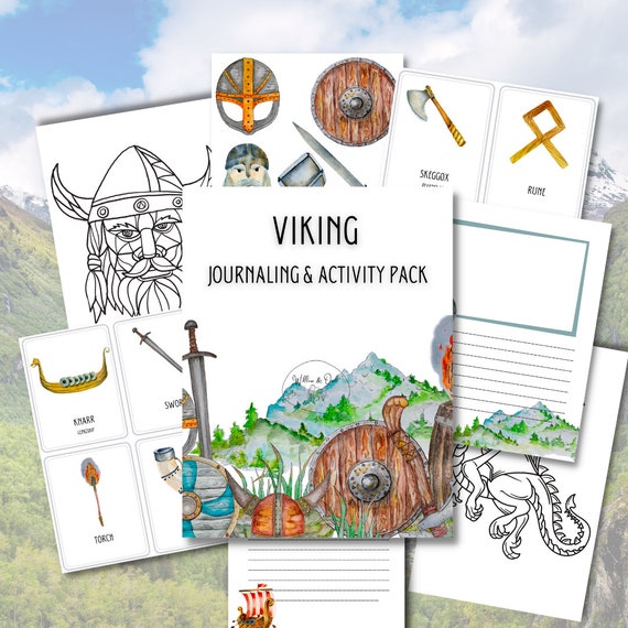 Viking Journaling & Activity Pack - Etsy