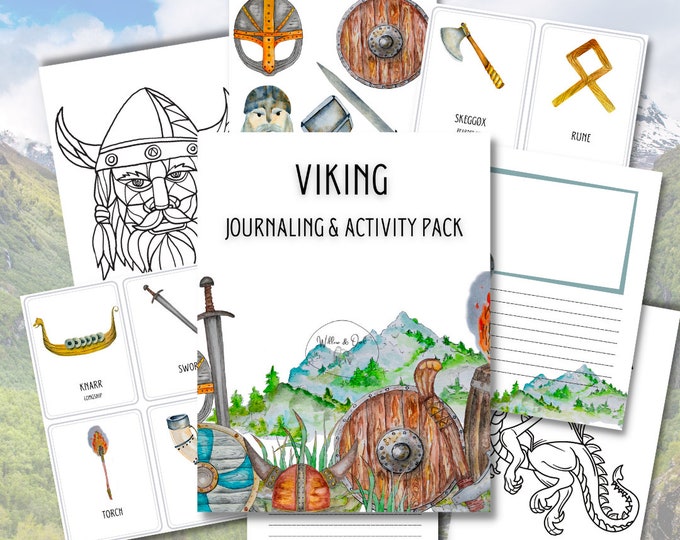 Viking Journaling & Activity Pack - Etsy