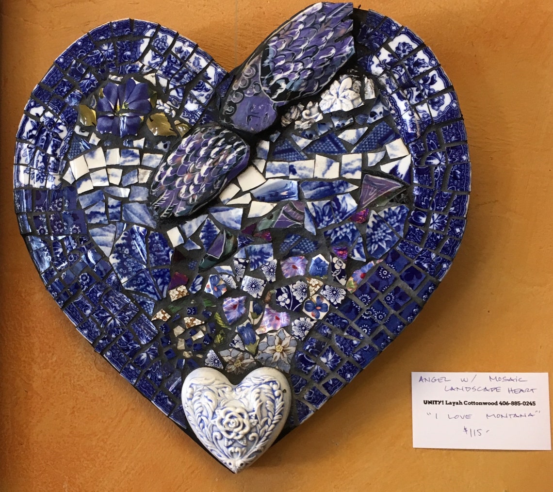 Custom Mosaic Hearts - Etsy