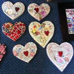 Mosaic Hearts - Etsy