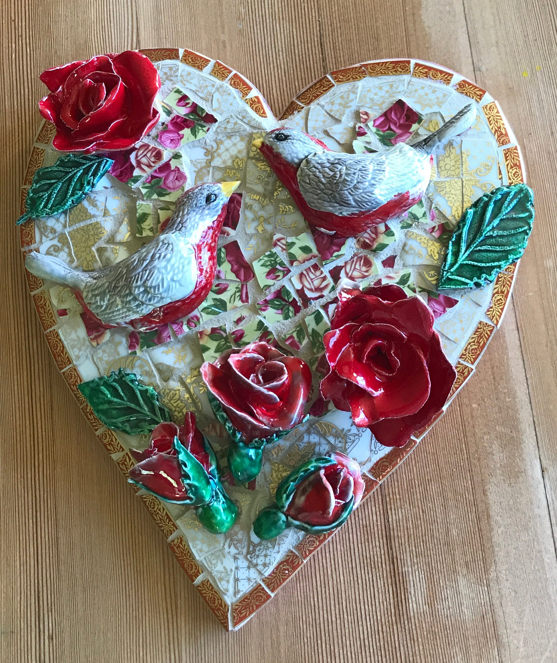 Custom Mosaic Hearts - Etsy