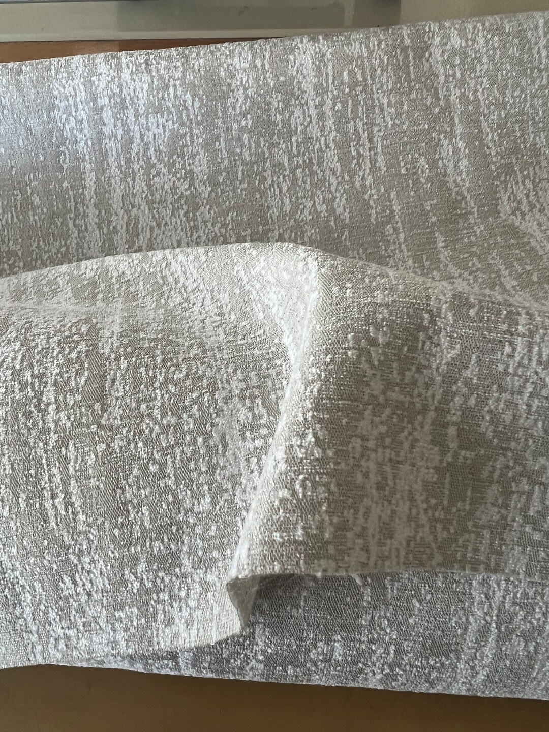 White Cream Neutral Upholstery Fabric 7 Yards 54” Wide Polyester - Etsy