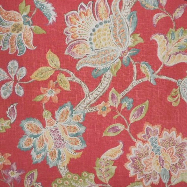 Floral Linen Fabric - Etsy