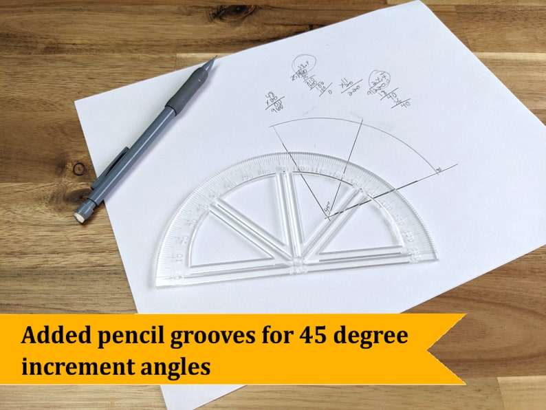 SVG Protractor File for Glowforge, Laser Cut, Digital Download, Clipart ...