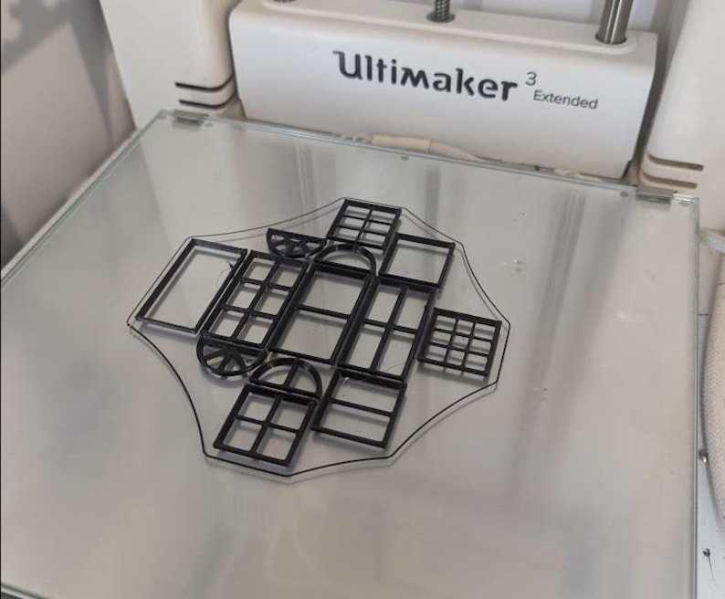 13 STL Window 3d Printing Models for Diorama Buildings in Modern Styles ...