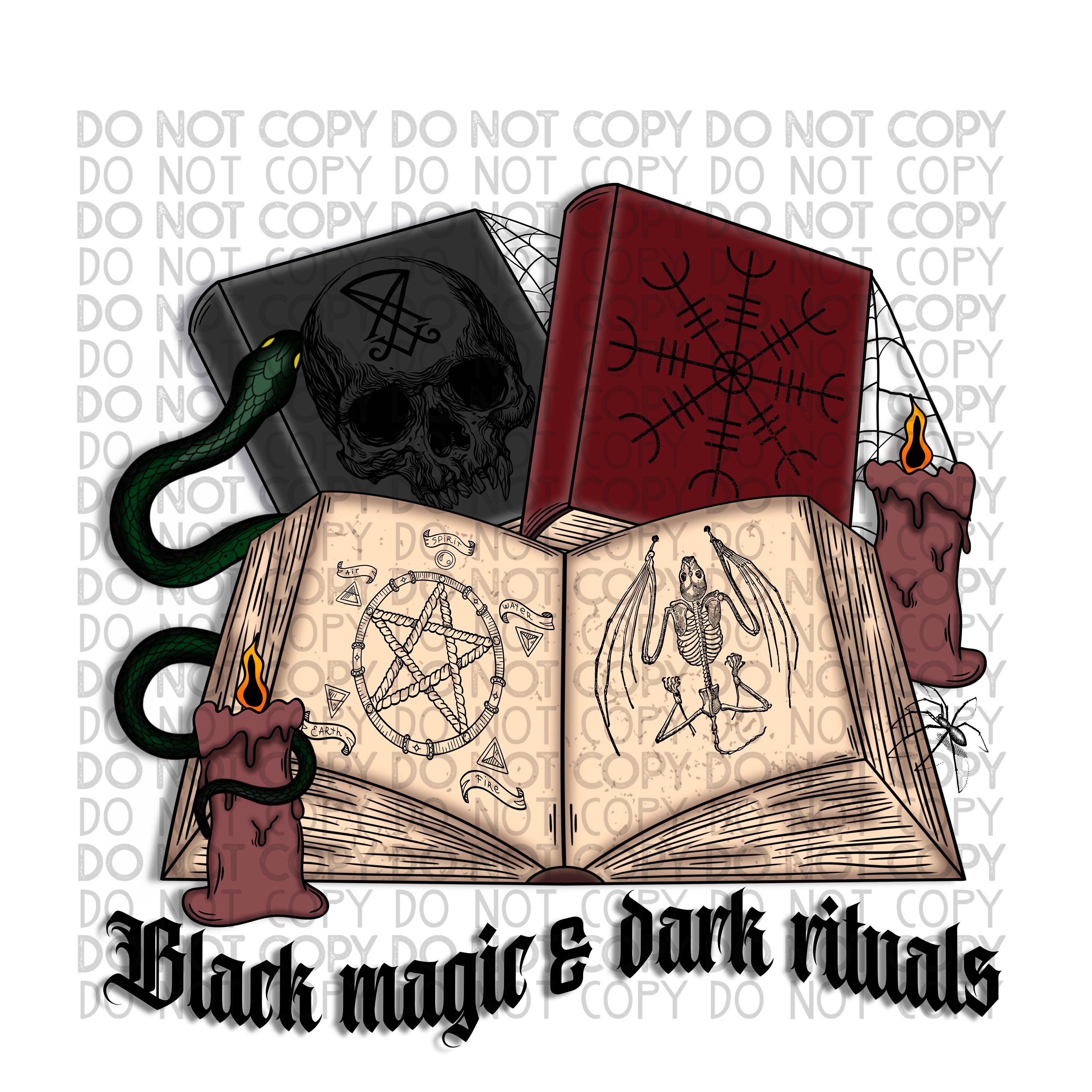 Black Magic & Dark Rituals Png File - Etsy