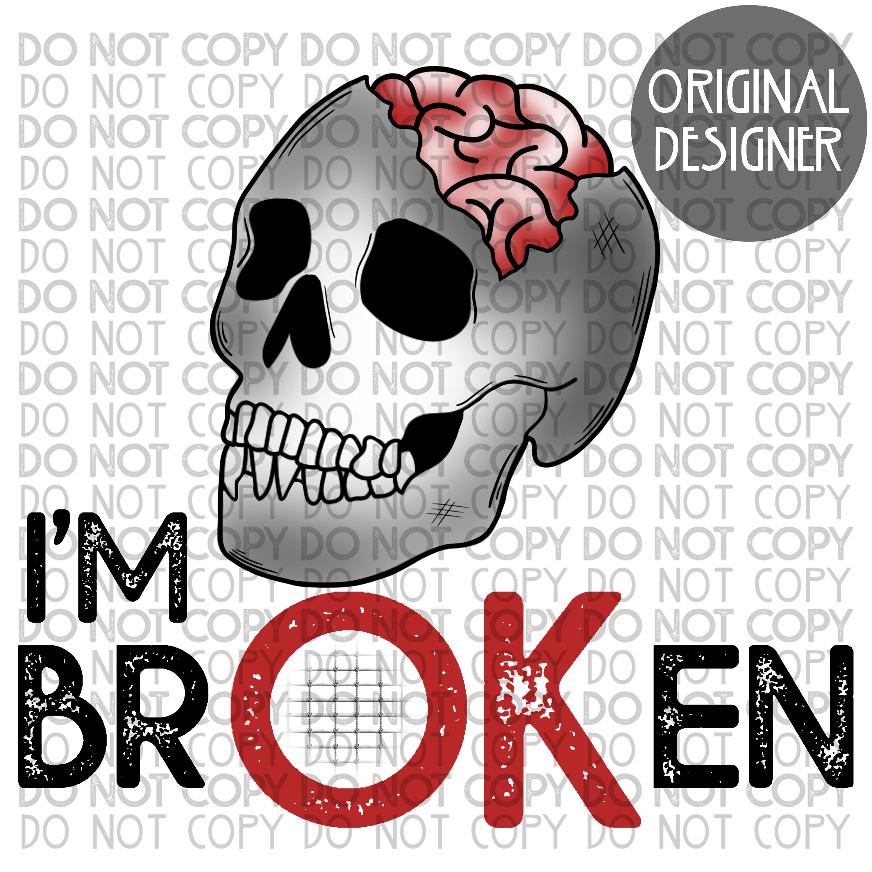 I’m Broken PNG FILE. - Etsy