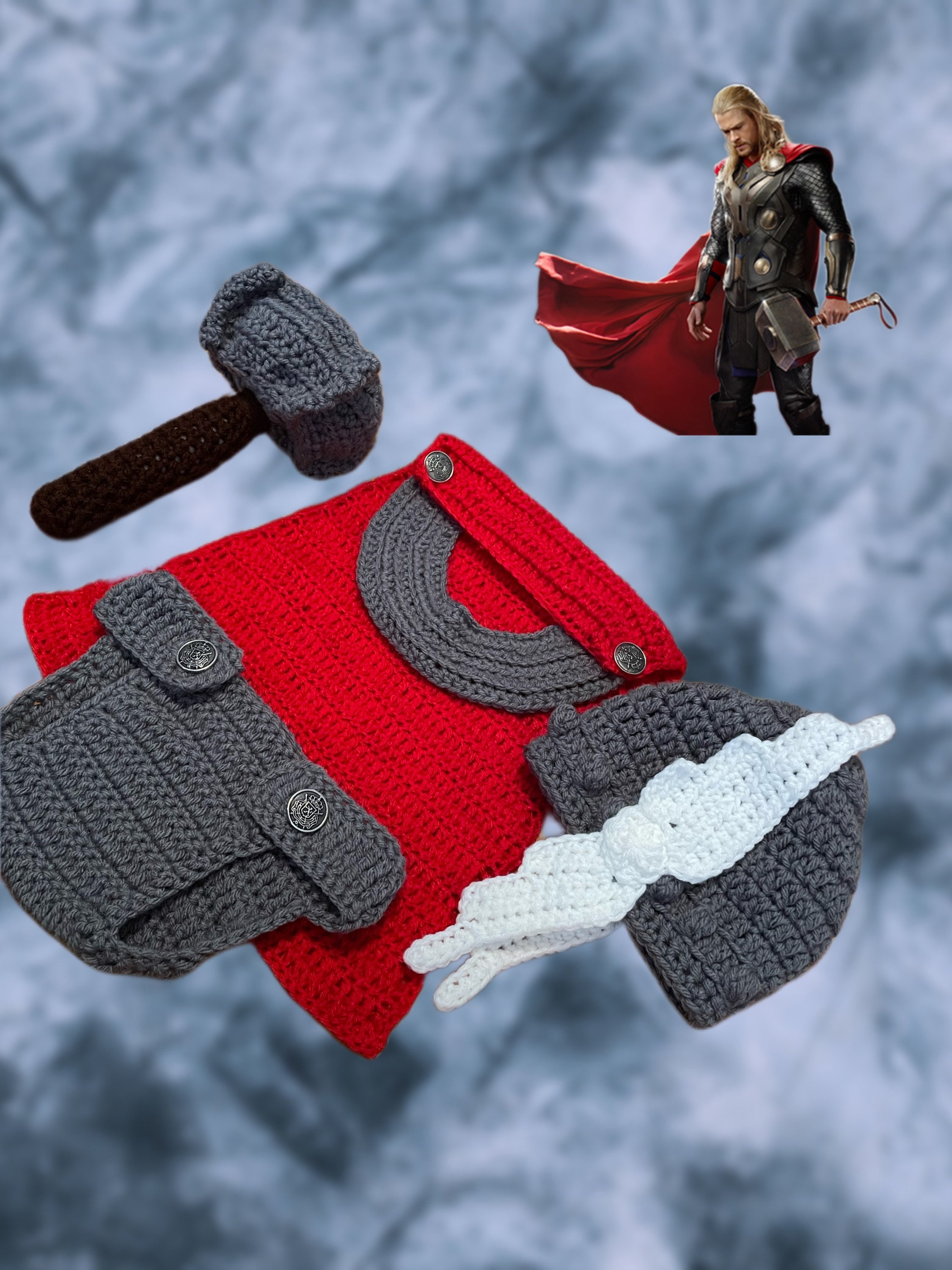 Handmade Thor Baby Set - Etsy