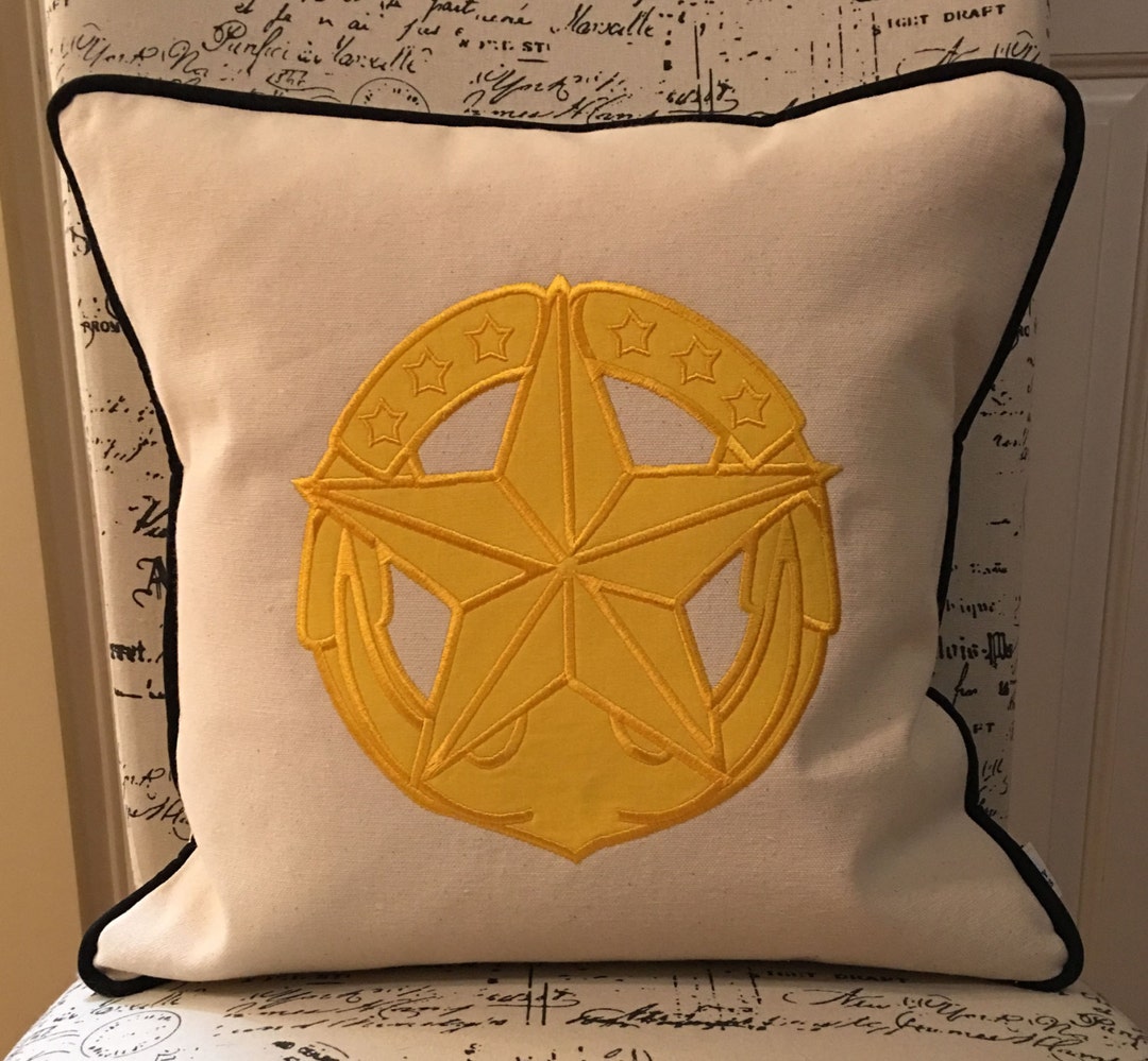 Navy Command at Sea Pin 16"x16" Canvas Pillow Christmas Gift CO ...