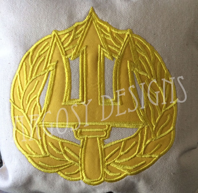 Handmade Navy Command Ashore Pin 16x16 Canvas | Etsy