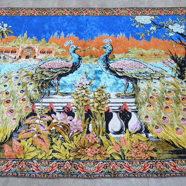 Peacock Tapestry - Etsy