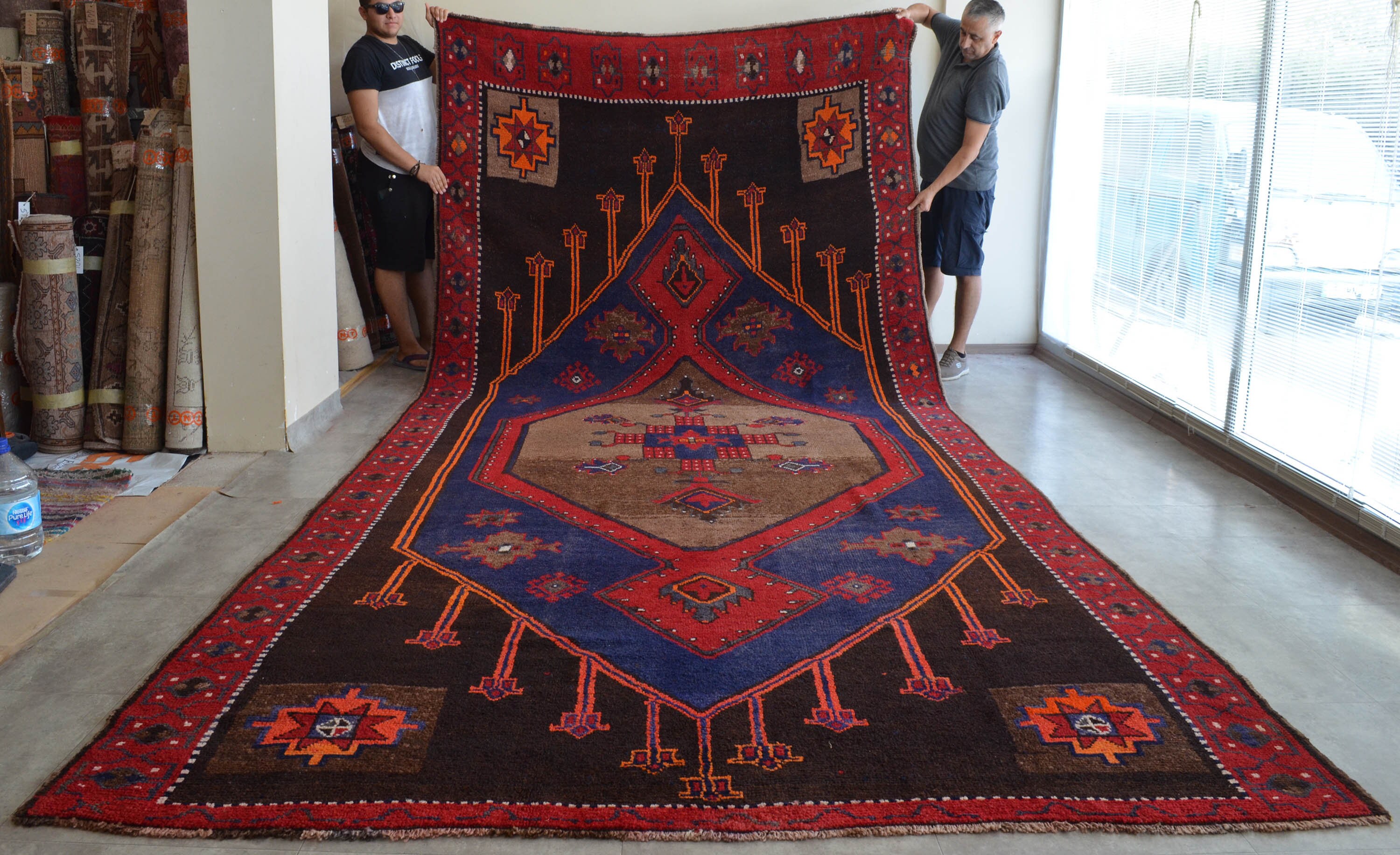 7x16 Rug Anatolian Vintage Rug NEUTRAL colors Full Tribal | Etsy