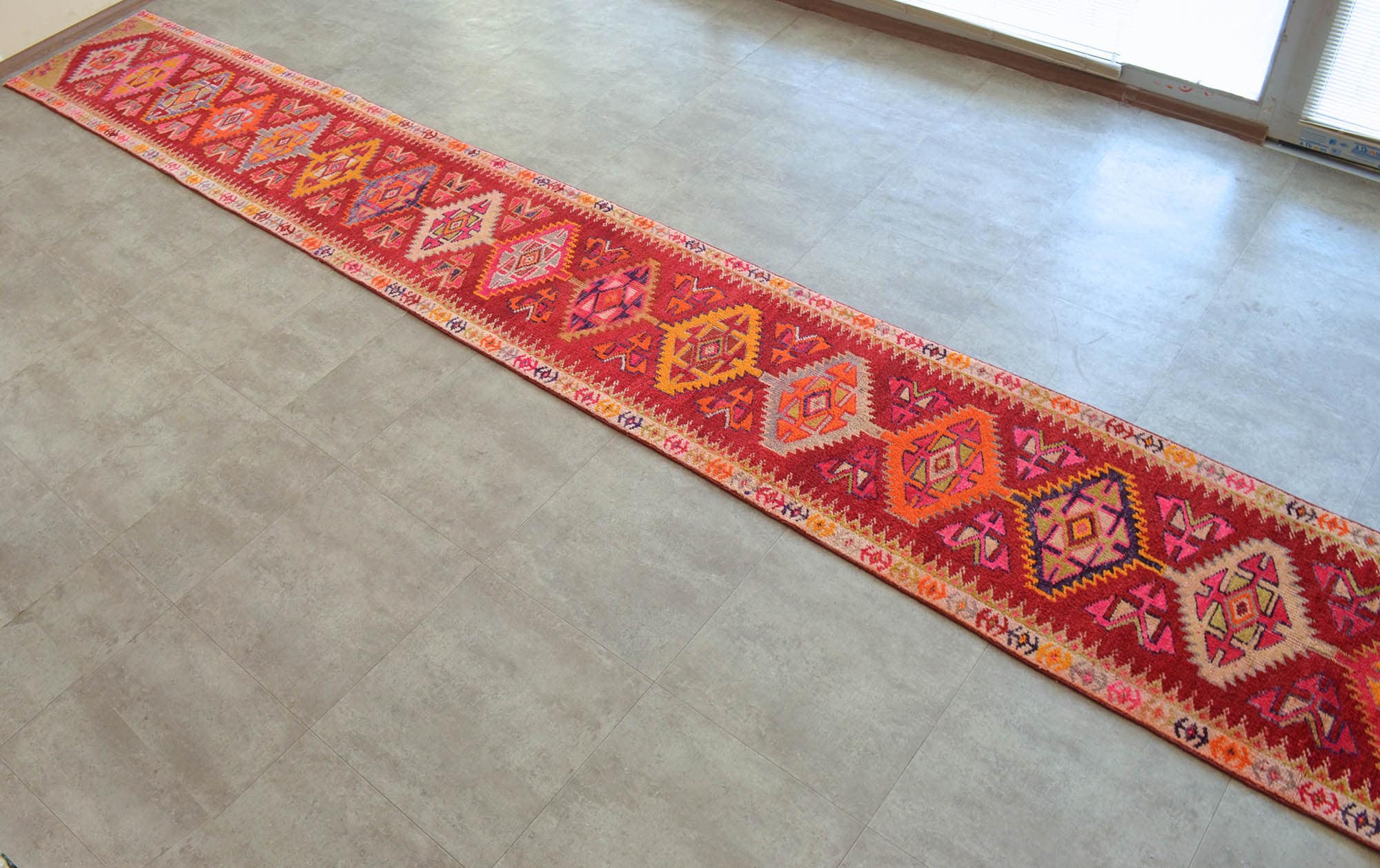 2x18 Ft Long Runner Hand Knotted Kurdish Runner Rug Vintage | Etsy
