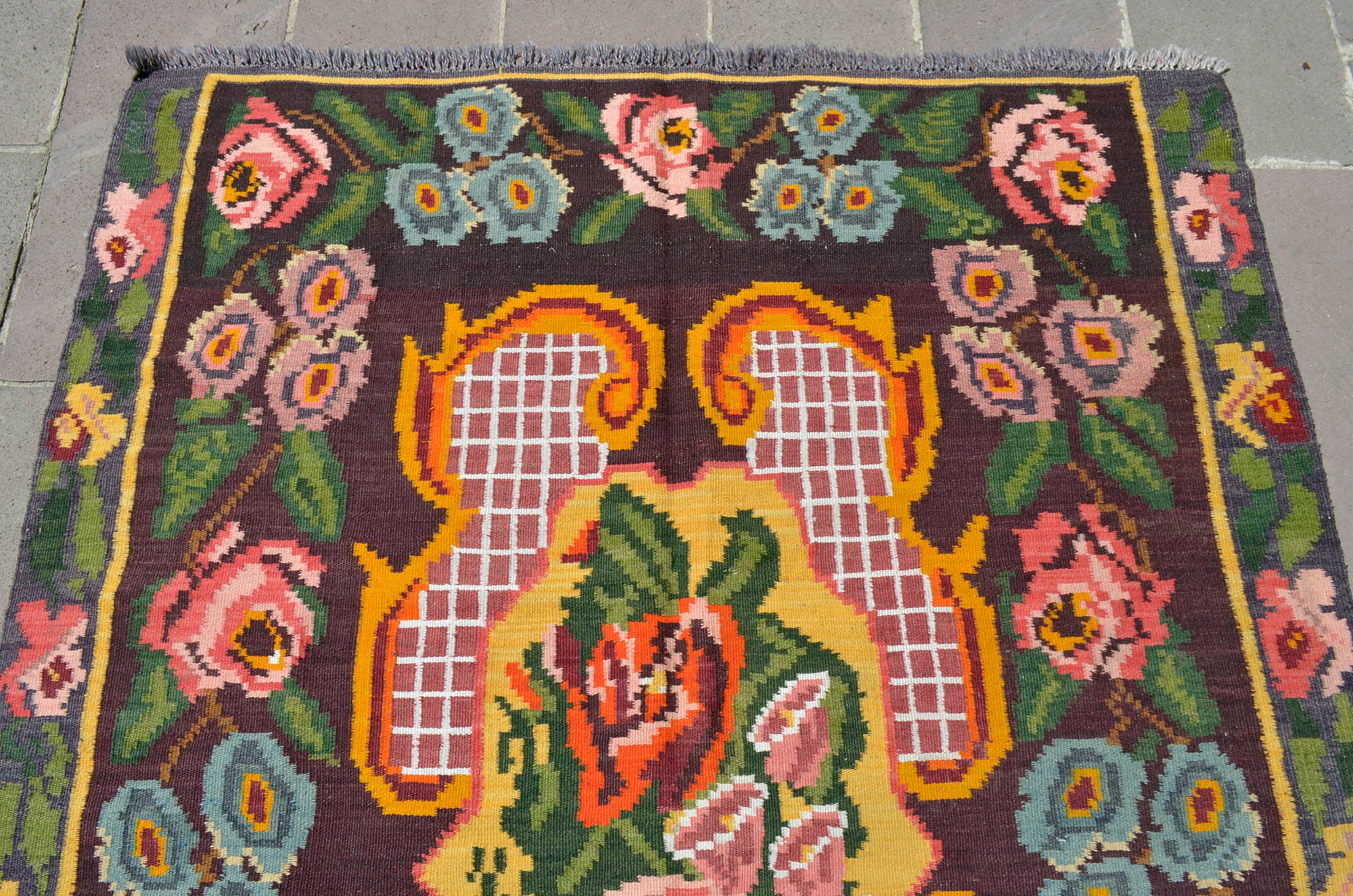 5x7 Rug Caucasian Moldova Kilim Rug Vintage Flat Weave Hand | Etsy