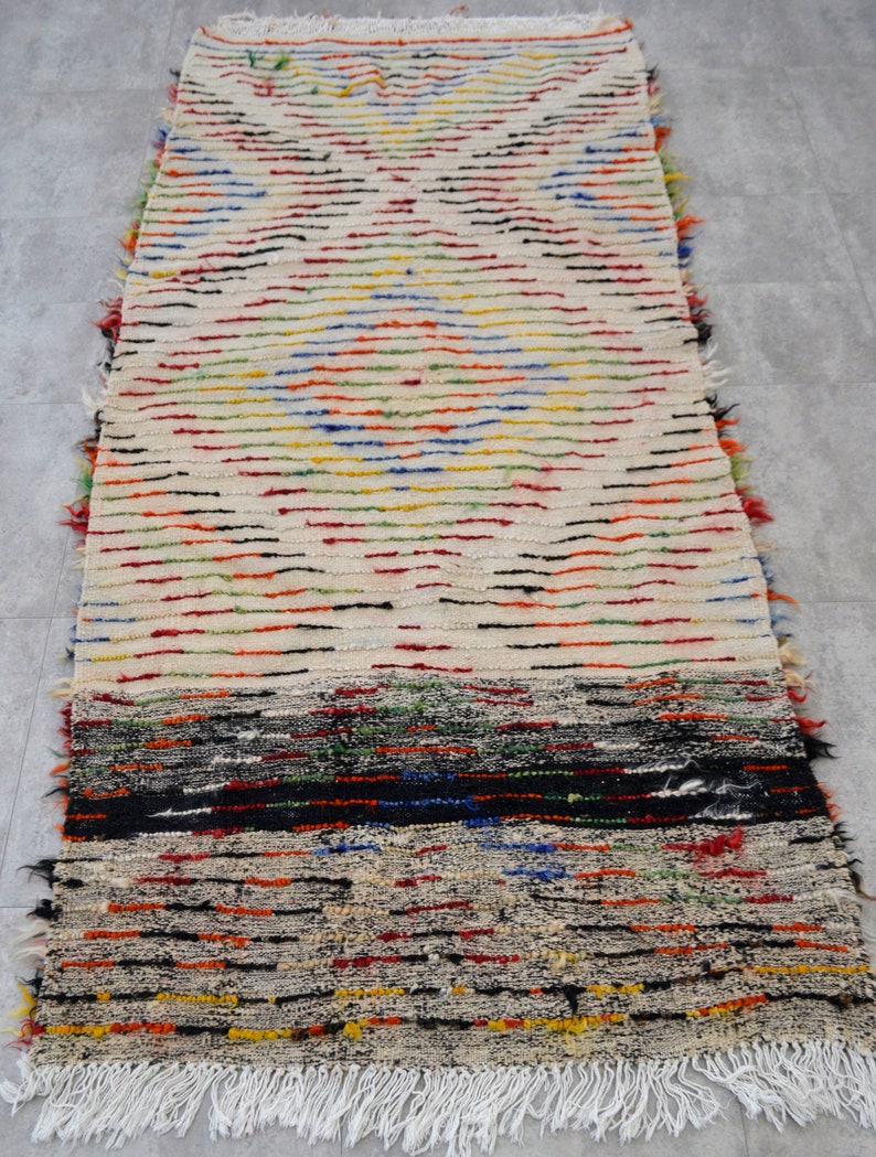 4x8 Ft Hand Made Shaggy Rug. Mohair Wool Made Short Runner - Etsy