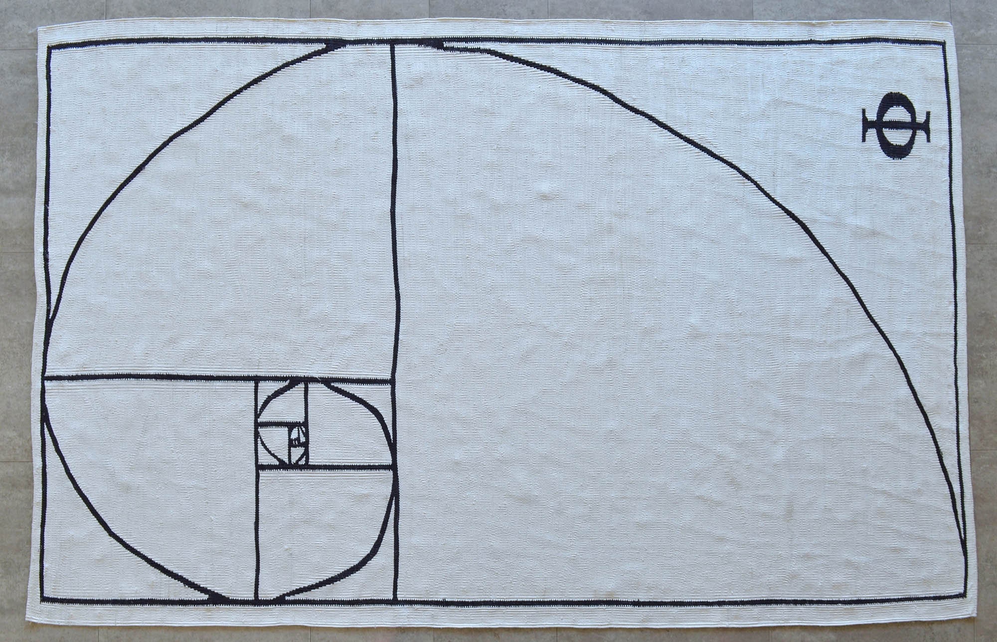 5'x7' Rug. Leonardo Fibonacci Golden Ratio Inspired | Etsy