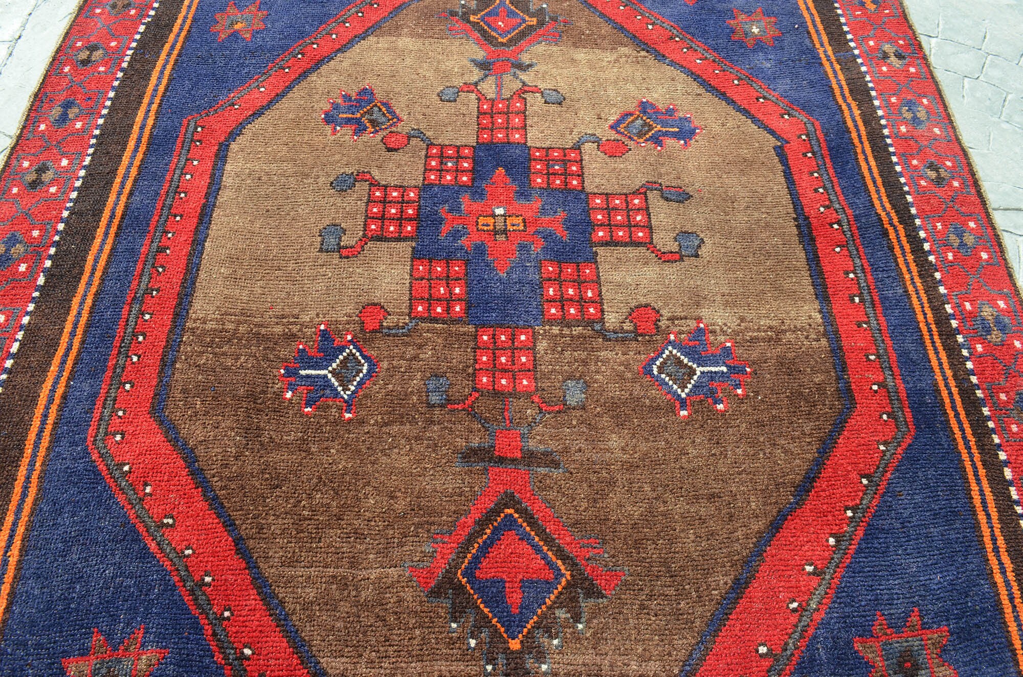 7x16 Rug Anatolian Vintage Rug NEUTRAL colors Full Tribal | Etsy