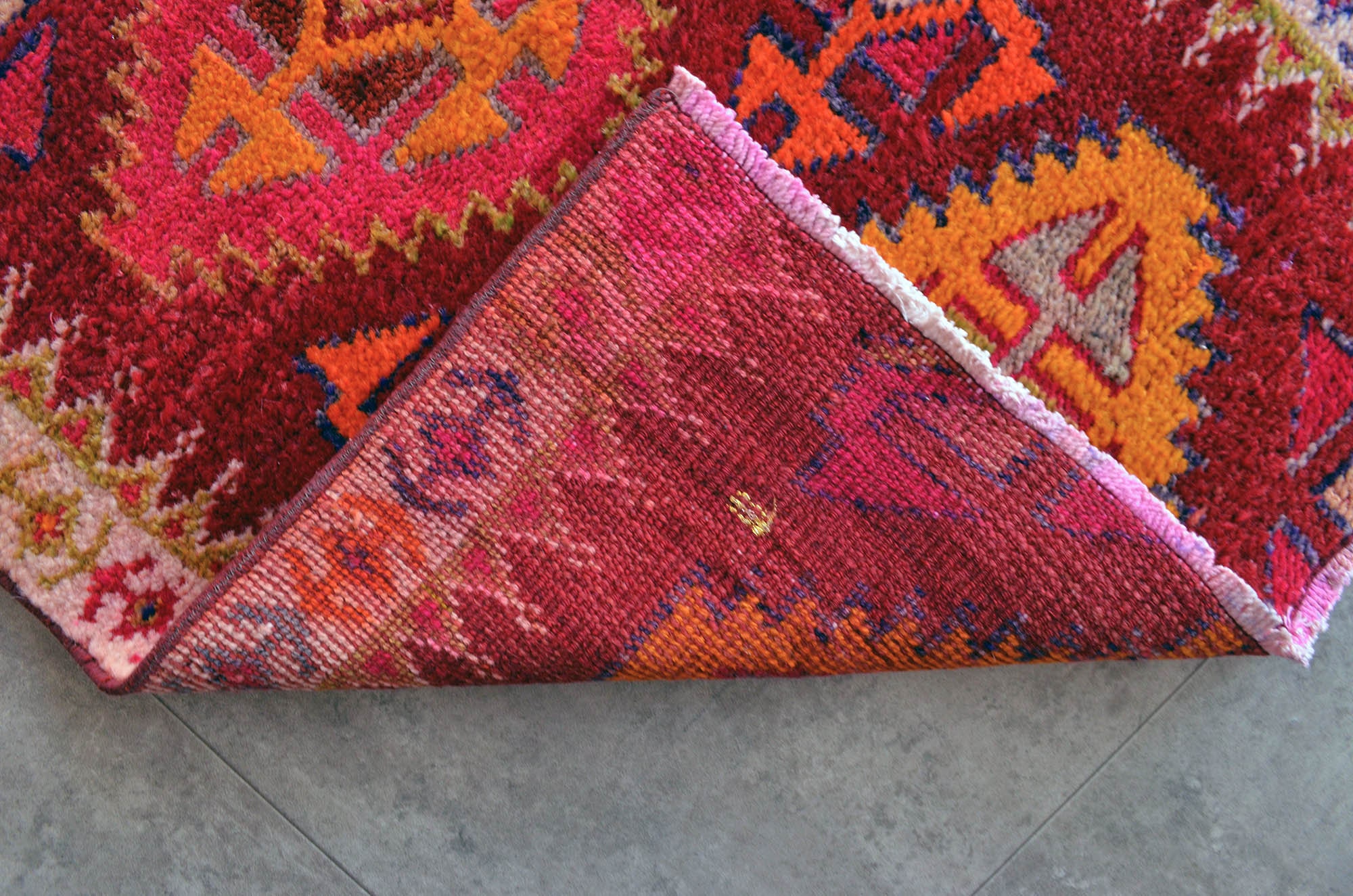 2x18 Ft Long Runner Hand Knotted Kurdish Runner Rug - Vintage Extra ...