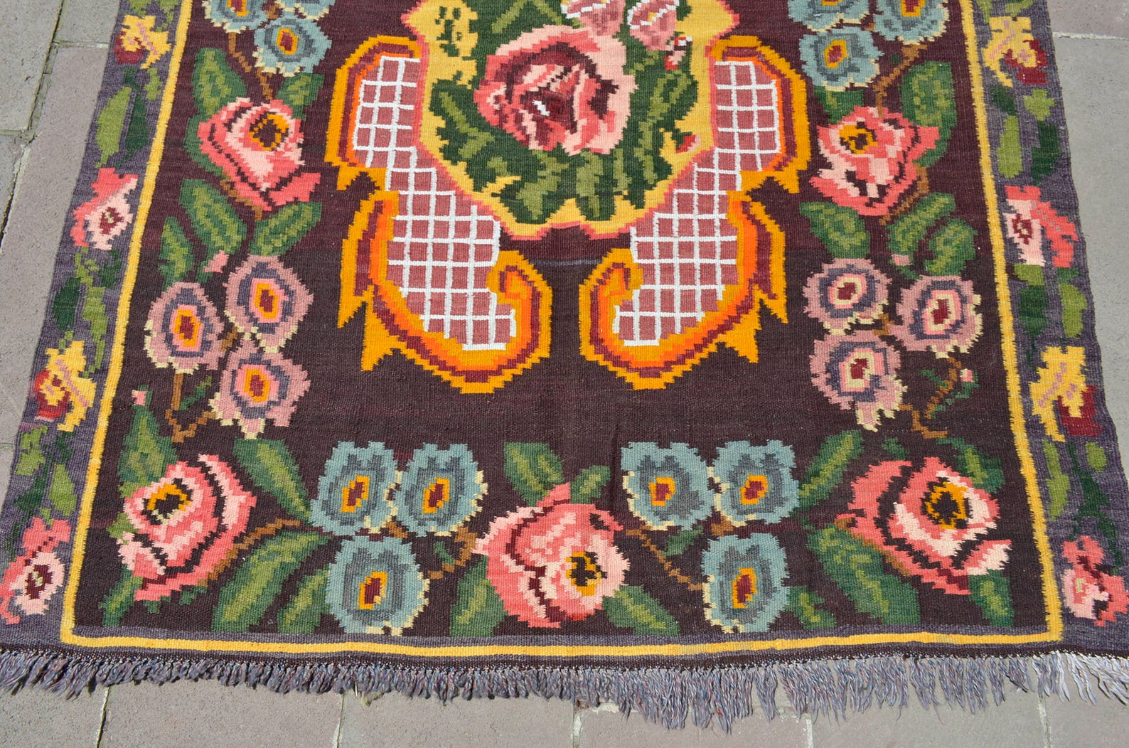 5x7 Rug Caucasian Moldova Kilim Rug Vintage Flat Weave Hand | Etsy