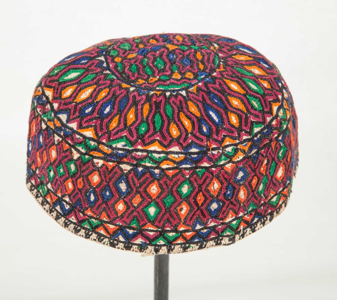 Vintage , Turkmen YOMUD Tribe Tiny Baby Hat, Shappo, Mutzen, Cap ...