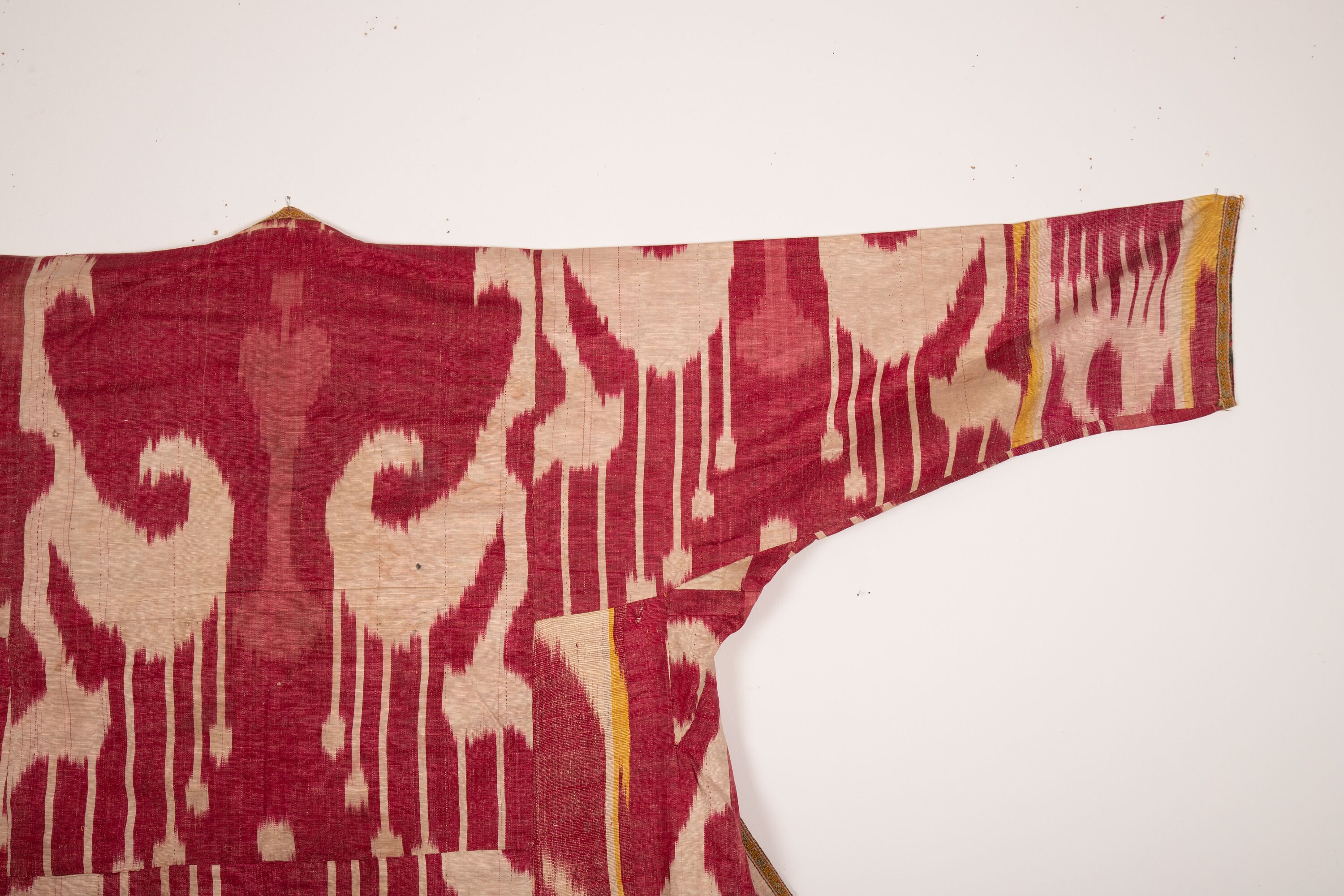 Antique Ikat Chapan, Caftan, Jacket From Uzbekistan Central Asia - Etsy