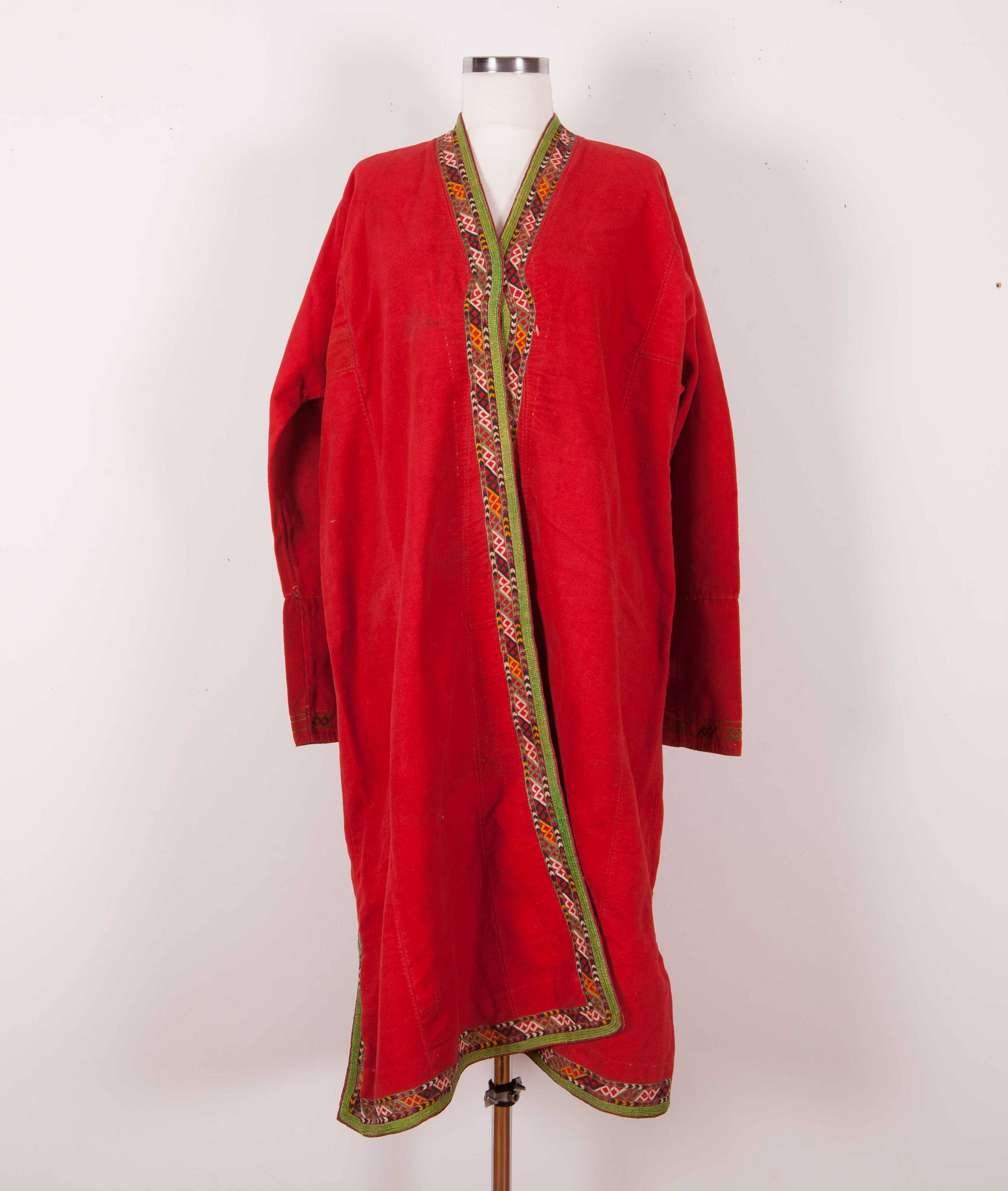 Antique Turkmen Chodor Tribe Chapan in Wool With Silk Embroidery, Ships ...