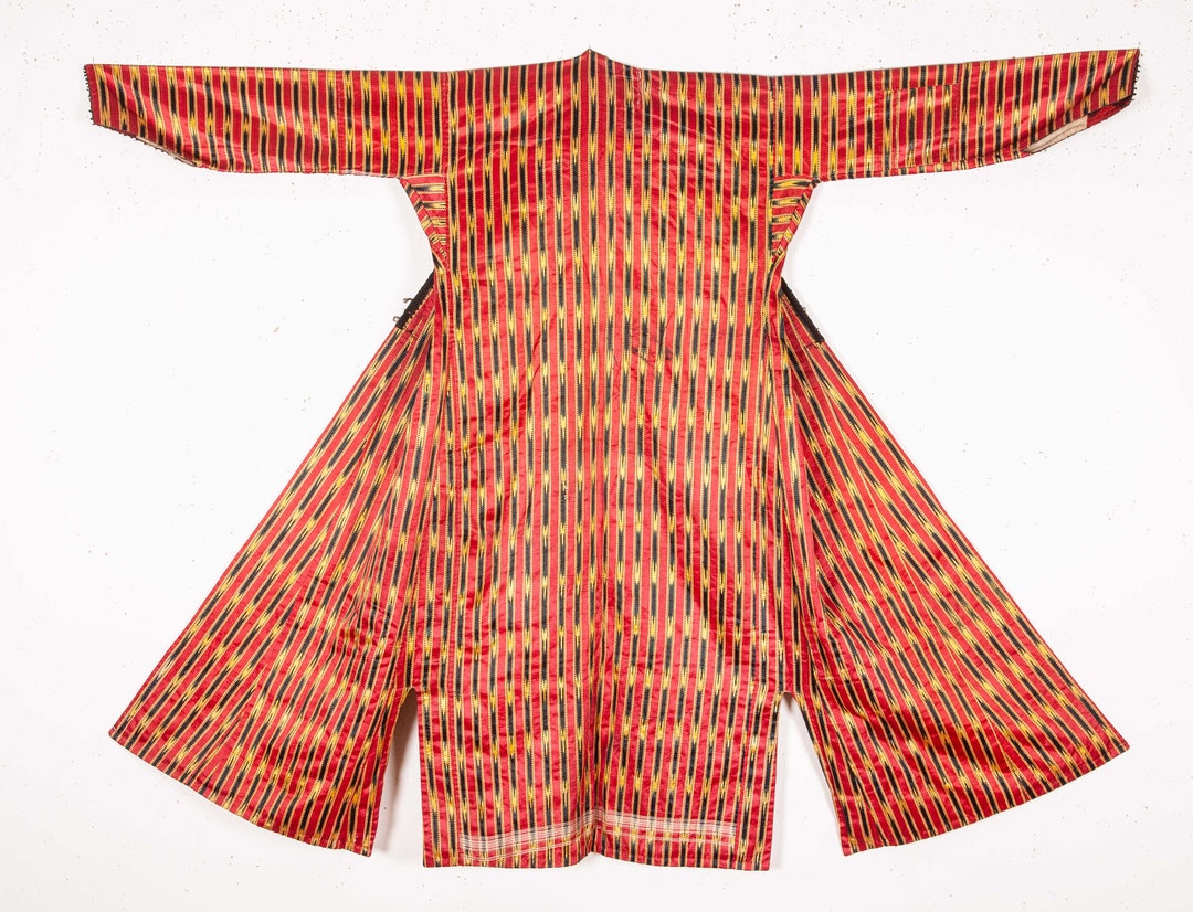Antique Middle Eastern Ottoman Ikat Jacket, Coaat , Dress, Early 20th C ...