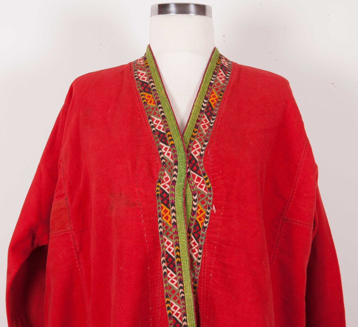 Antique Turkmen Chodor Tribe Chapan in Wool With Silk | Etsy