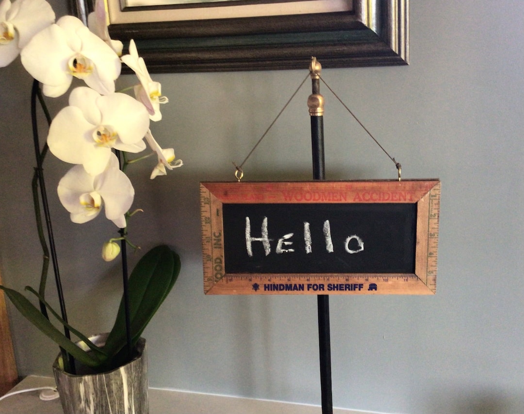 Yardstick Chalkboard Signs/slates - Etsy