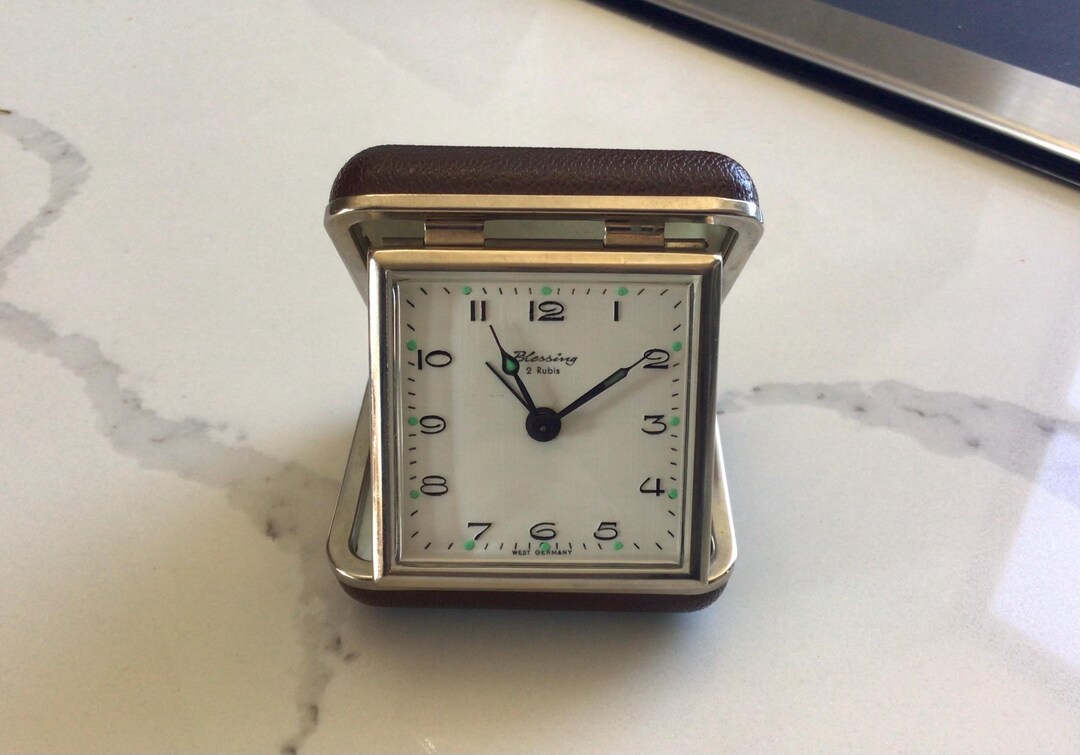 Vintage Blessing Travel Alarm Clock West Germany - Etsy