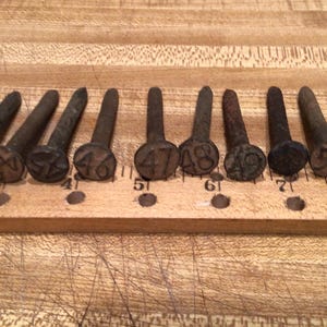 Antique Railroad Date Nails - Etsy