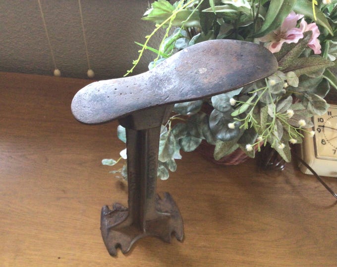 Antique Cast Iron Eclipse Cobbler Anvil Shoe Form Repair Stand - Etsy
