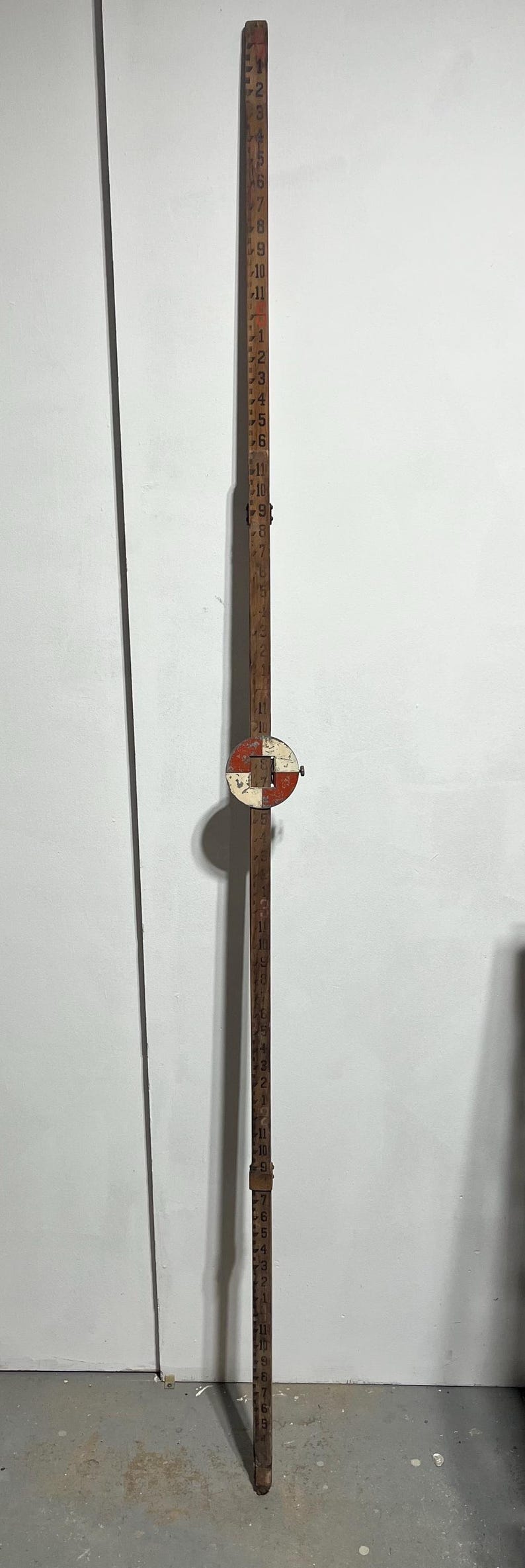 Vintage Wood Grade Rod Transit Survey Measuring Stick - 10’ - Etsy