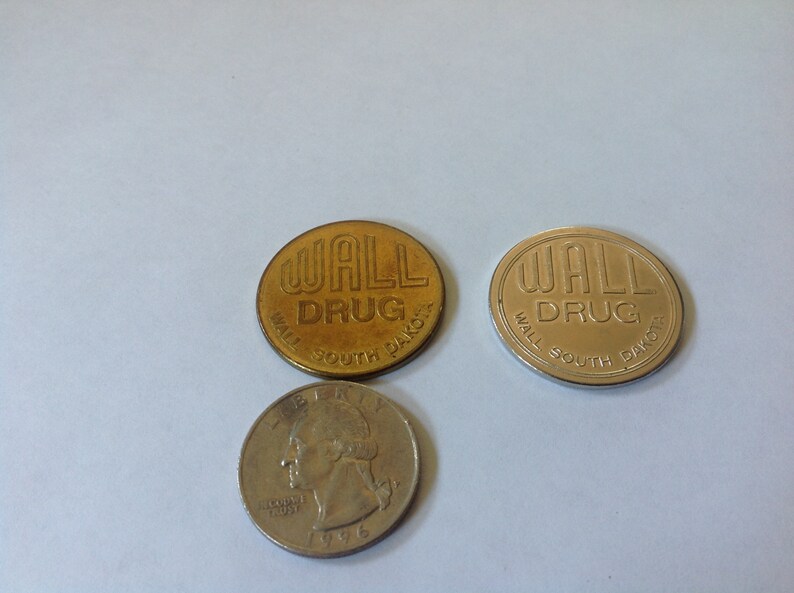 Vintage WALL DRUG Wall South Dakota Tokens Advertising Token - Etsy