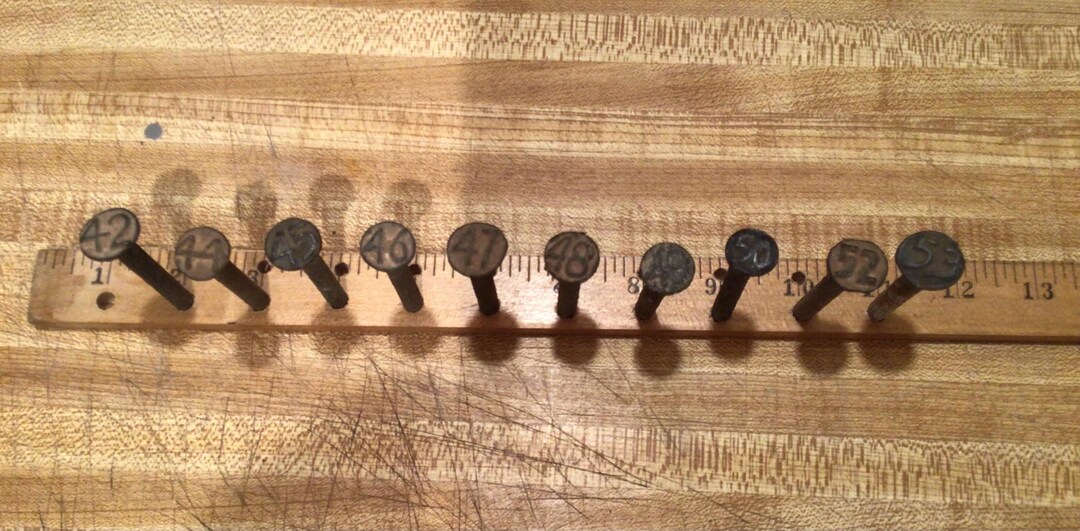 Antique Railroad Date Nails - Etsy