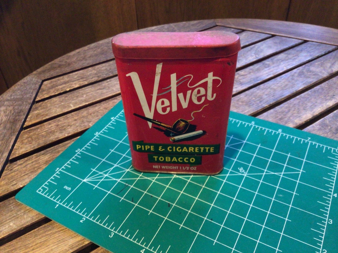 Velvet Pipe & Cigarette Tobacco Vintage Ti - Etsy