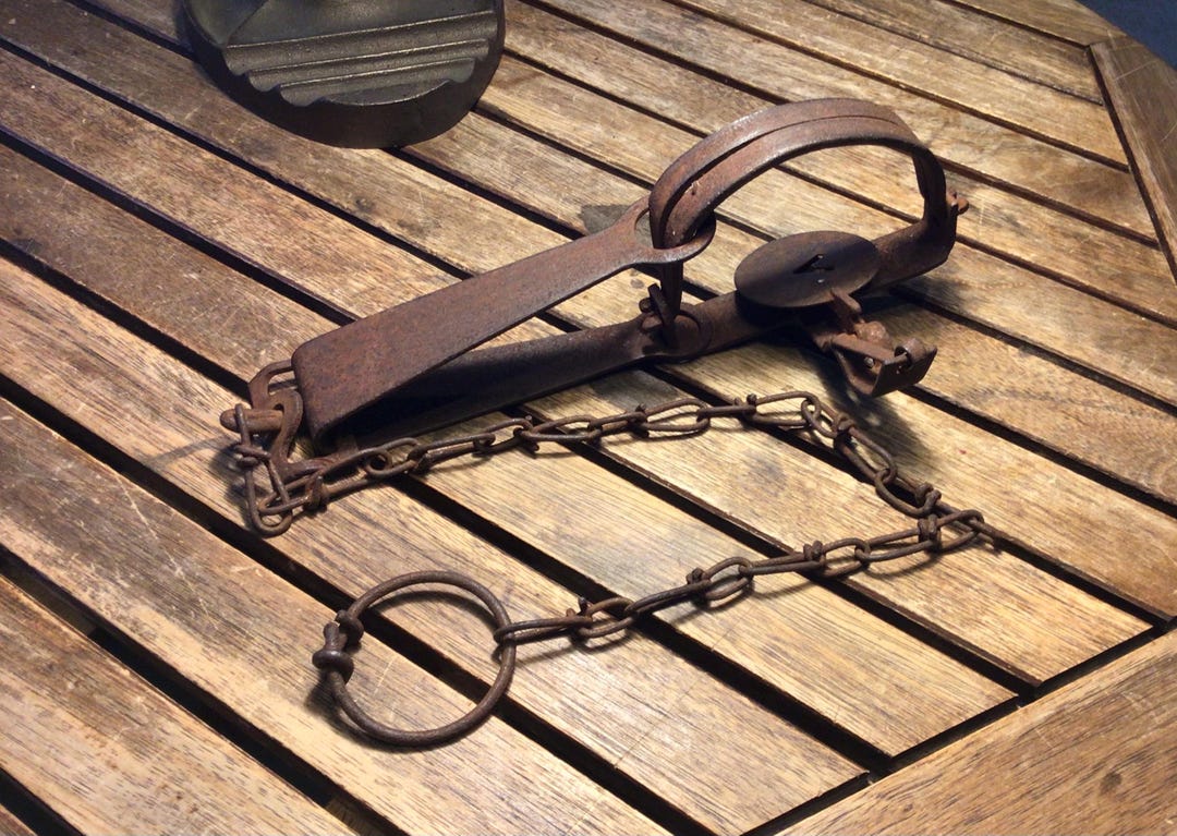 Vintage Oneida Victor #1 Trap Animal Small Game Trap - Etsy