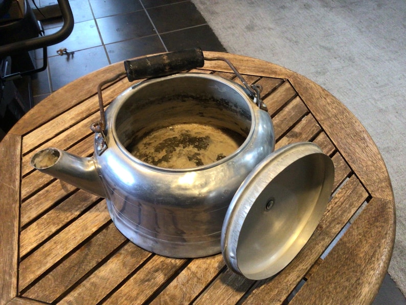Vintage Comet Aluminum Tea Pot - Etsy