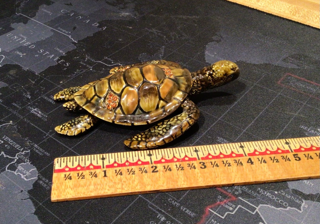 Sea Turtle Trinket Box - Etsy