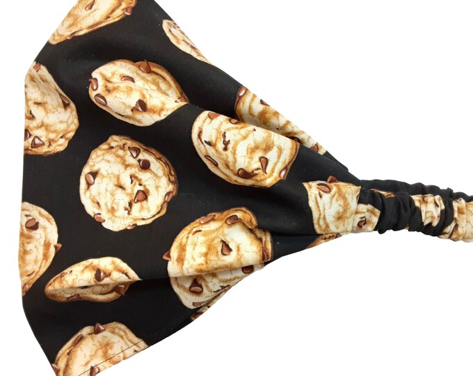 Chocolate Chip Cookies Headband, Baker's Hair Cover, Wide Hair Loss ...