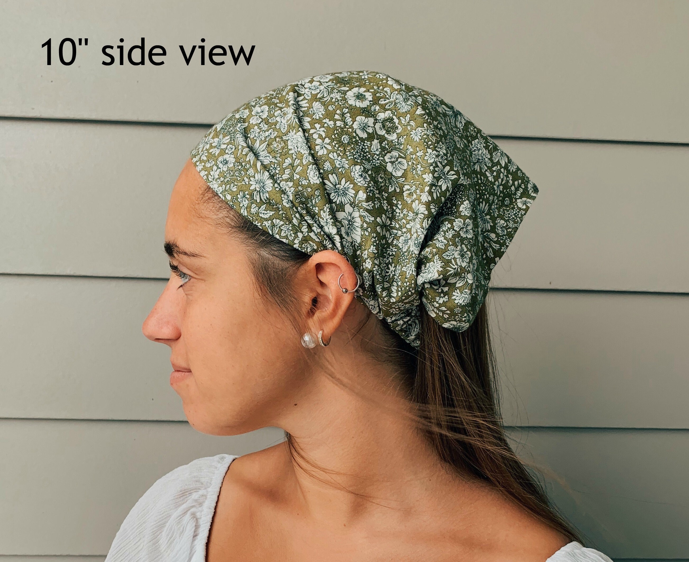 Breast Cancer Awareness Head Scarf for Woman, Hair Loss Wide Headband ...